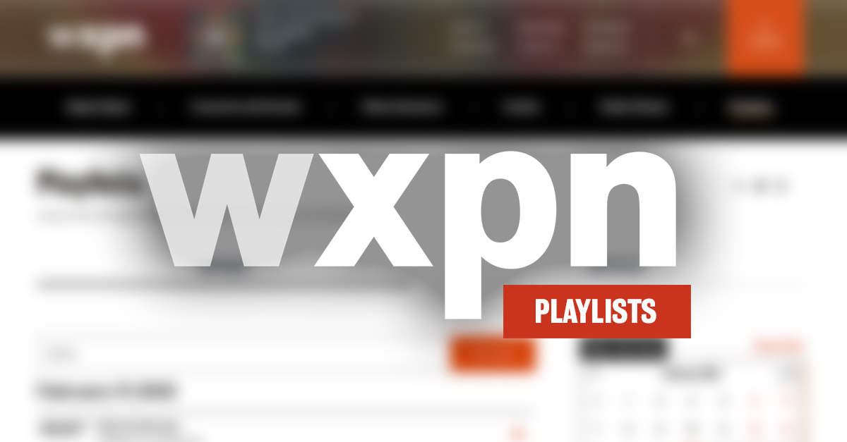 Playlists - WXPN | Vinyl At Heart